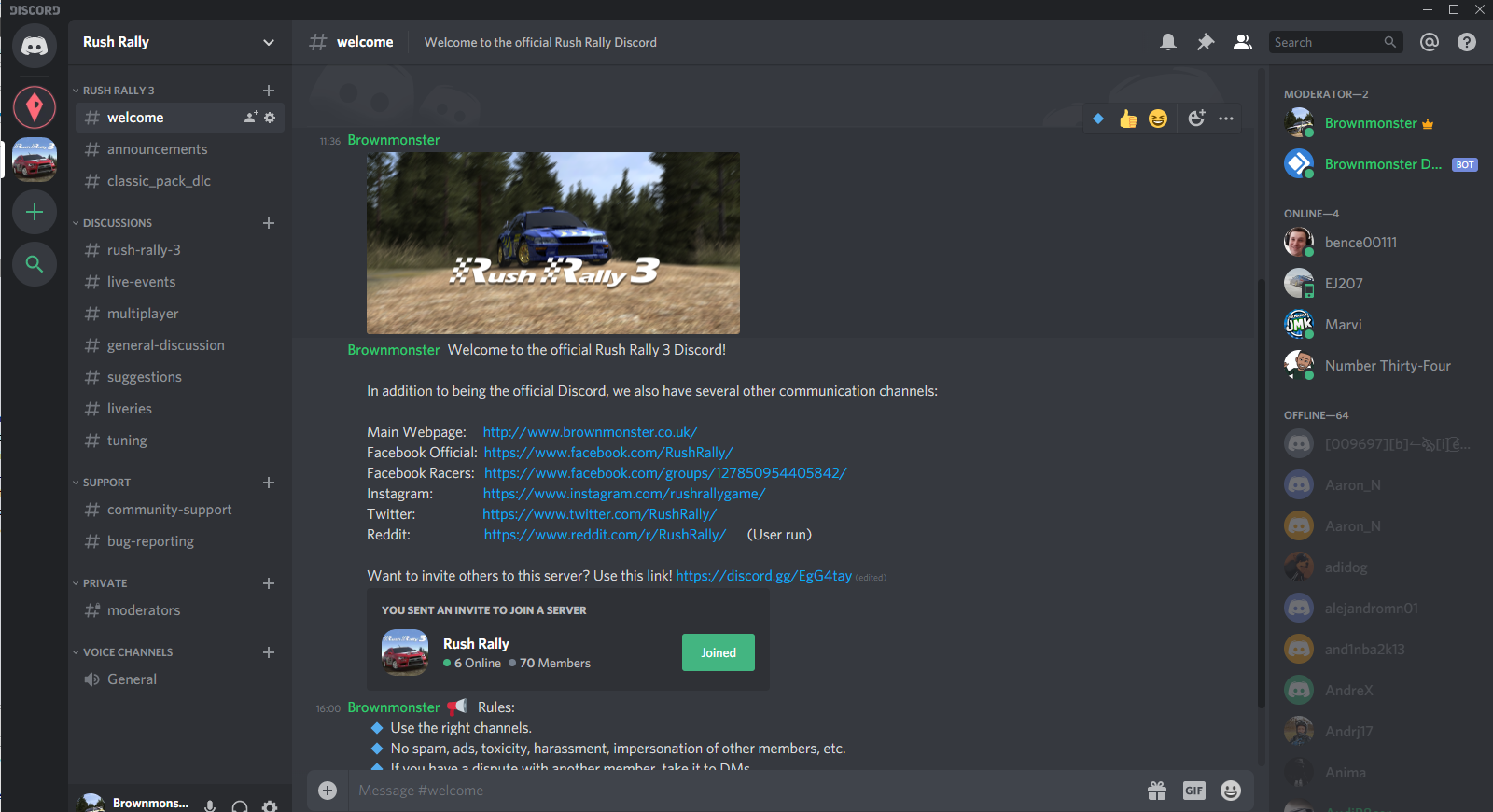 Brownmonster Games Discord Server | Brownmonster Games