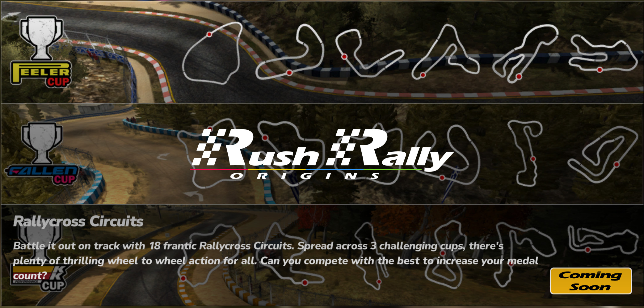 Rush Rally Origins Rallycross Update! | Brownmonster Games